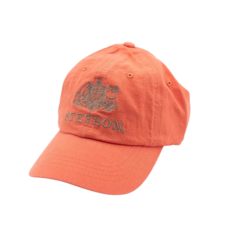 Stetson Linen Ball Cap - Orange – Hats By The Hundred