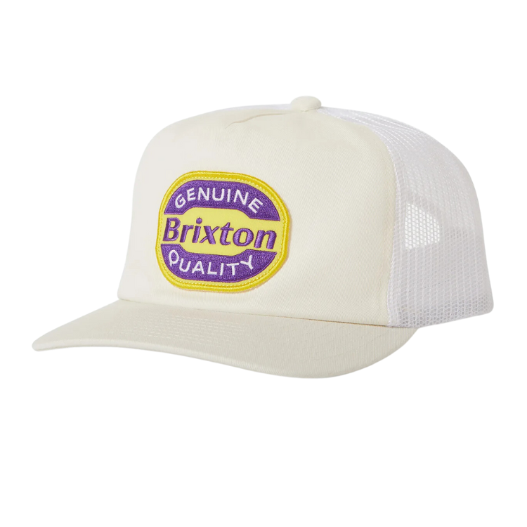 Brixton Neon Keaton MP Trucker Cap - White/Yellow – Hats By The Hundred