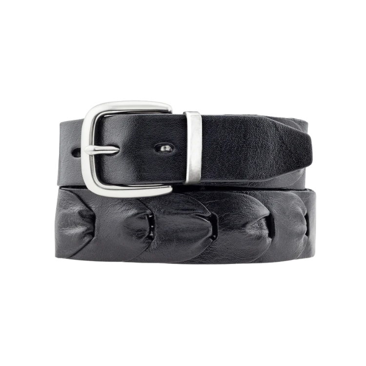 Badgery Belts Kangaroo Link Belt Maranoa - Black – Hats By The Hundred