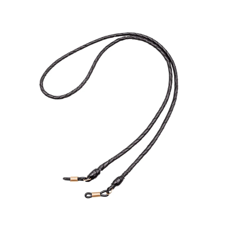 Badgery Kangaroo Leather Glasses Strap - Black – Hats By The Hundred