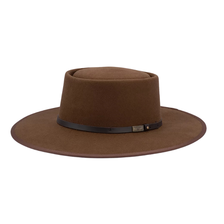 Flinders Jagger Wool Felt Gambler - Chocolate – Hats By The Hundred