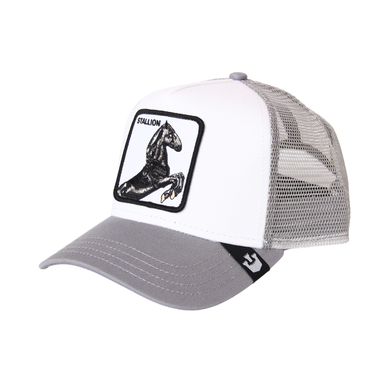 Goorin The Stallion Trucker - Light Grey – Hats By The Hundred