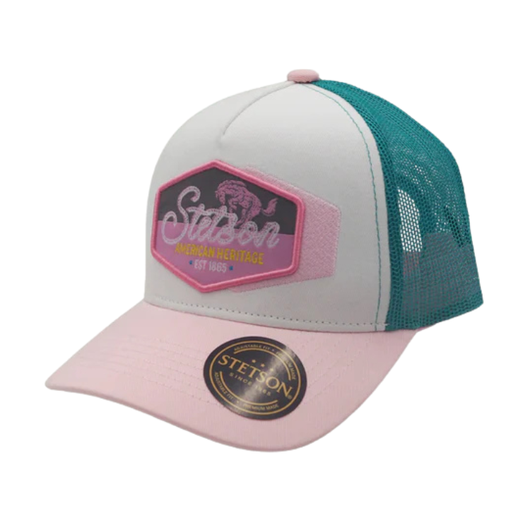 Stetson Kids Bronco Trucker Cap - Pink – Hats By The Hundred