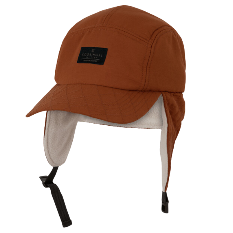 Kooringal Mens Ear Flap Cap Jindabyne - Rust – Hats By The Hundred