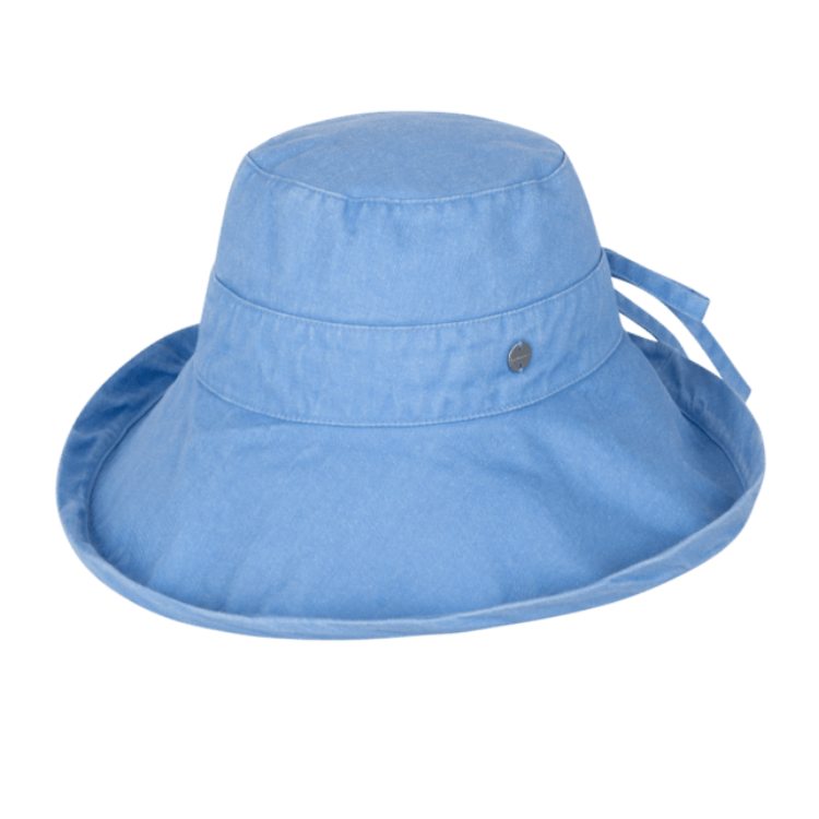 Kooringal Cotton Upturn Noosa Bay - Powder Blue – Hats By The Hundred