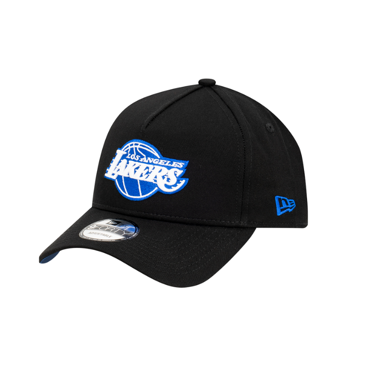 New Era Los Angeles Lakers 9FORTY A Frame - Black/Royal – Hats By The ...