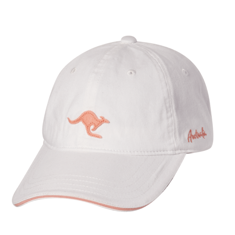 Pacific Creations Ladies Single Roo Cap - White – Hats By The Hundred