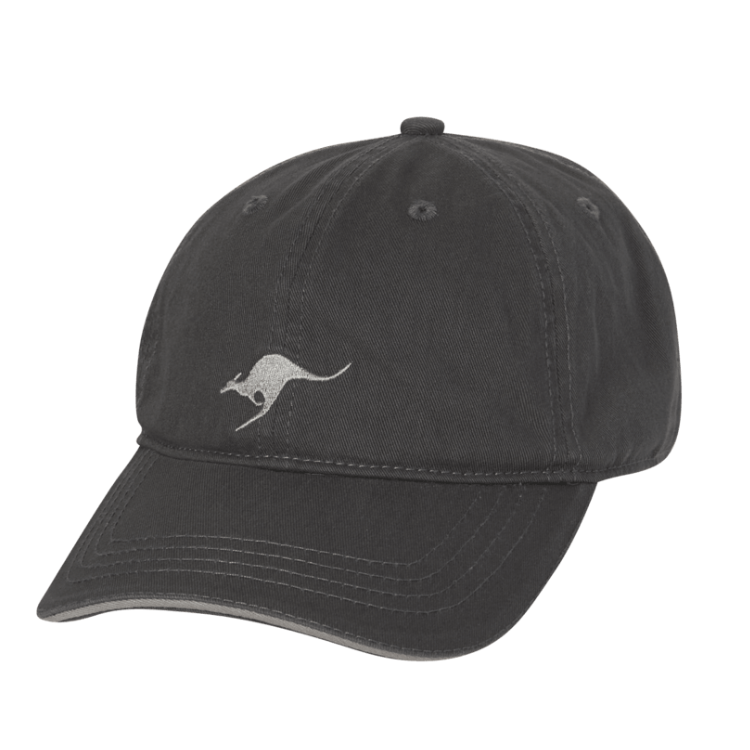 Pacific Creations Universal Single Roo Cap - Charcoal – Hats By The Hundred