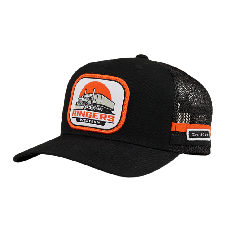 Ringers Western Big Rig Trucker Cap - Black – Hats By The Hundred