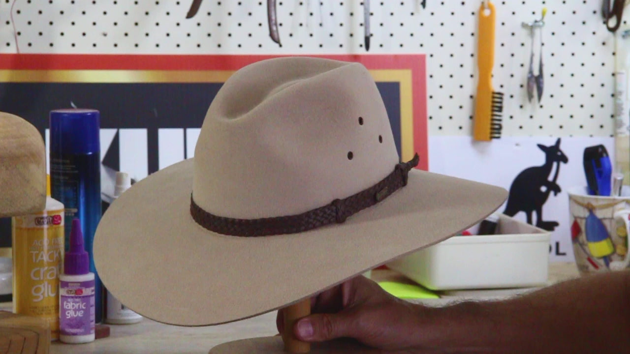 Akubra Riverina Hat - Sand – Hats By The Hundred
