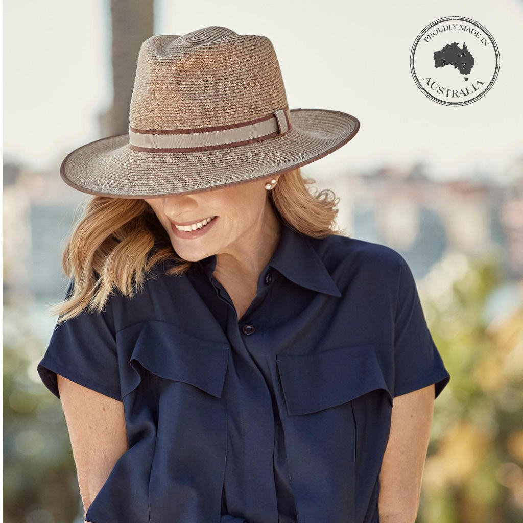 Canopy Bay by Deborah Hutton - Royston Fedora - Camel – Hats By The Hundred
