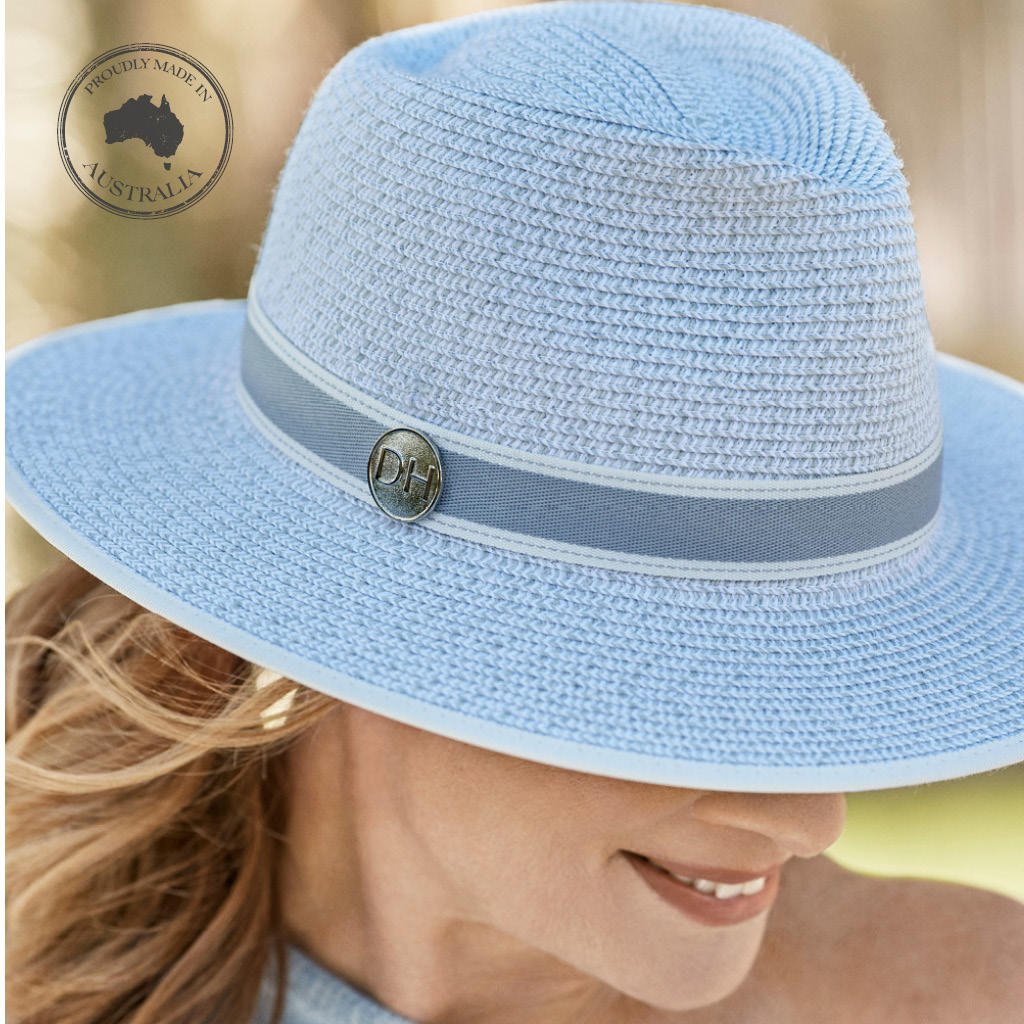 Canopy Bay by Deborah Hutton - Coolum Fedora - Mixed Grey – Hats By The ...