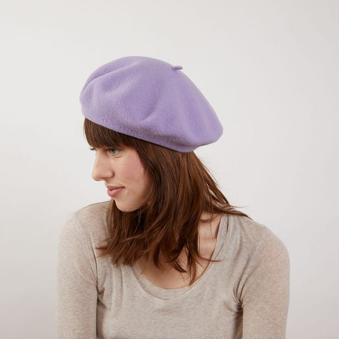 L'Authentique Italian Wool Beret - Lavender – Hats By The Hundred