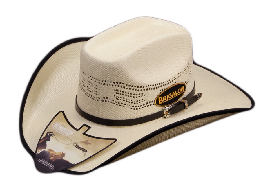 Brigalow Bronco '8 Second' Bound Edge - Natural – Hats By The Hundred