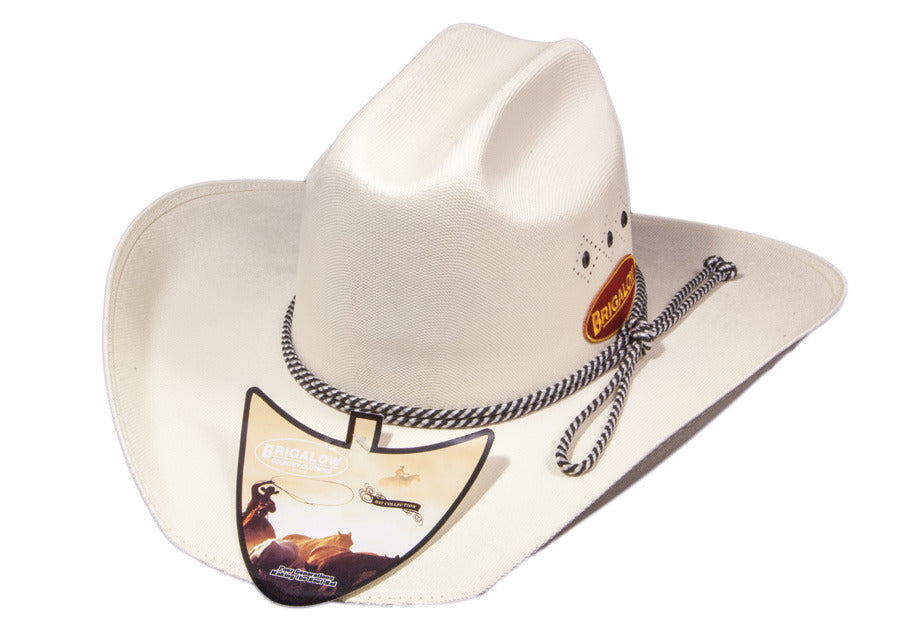 Brigalow Triple Diamond Western Hat - White – Hats By The Hundred