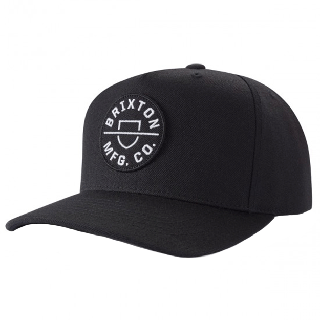 Brixton Crest C MP Cap - Black – Hats By The Hundred