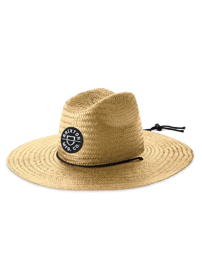 Brixton Crest Sun Hat - Natural – Hats By The Hundred