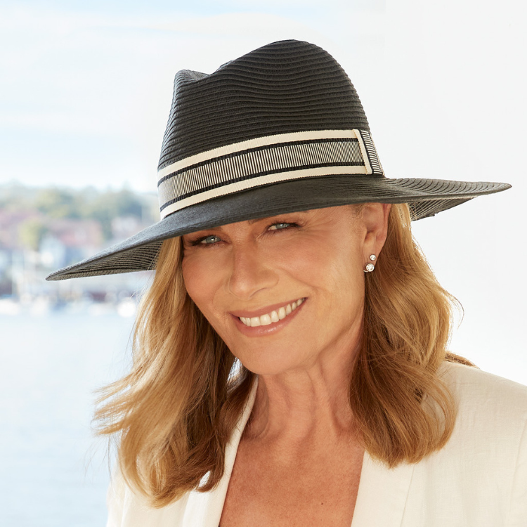 Canopy Bay by Deborah Hutton - Toorak Fedora - Charcoal – Hats By The ...