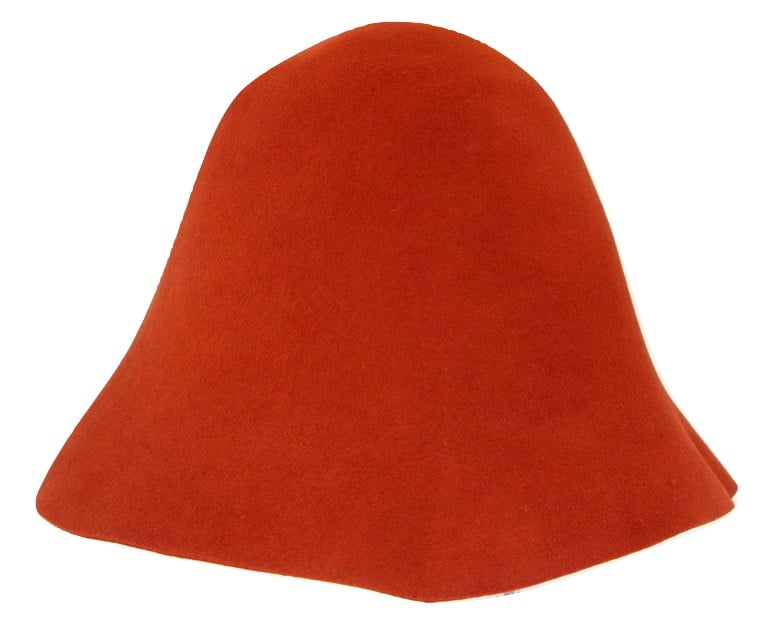 Hats By The 100 Wool Felt Hillbilly Hat - Rust – Hats By The Hundred