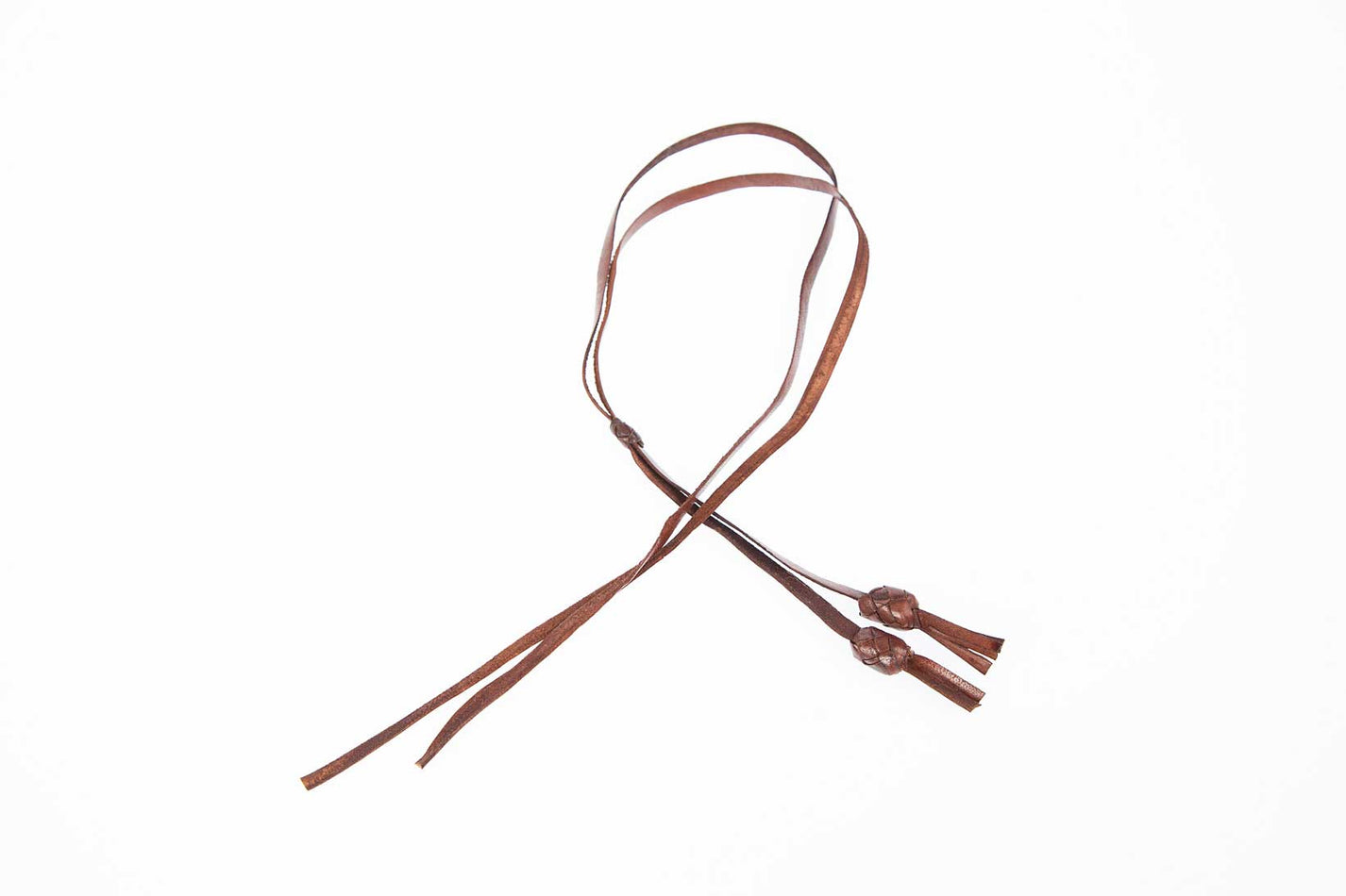 Badgery Kangaroo Leather Flat Chin Strap - Brown – Hats By The Hundred