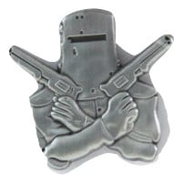Ned Kelly Hat Pin - Antique Silver – Hats By The Hundred