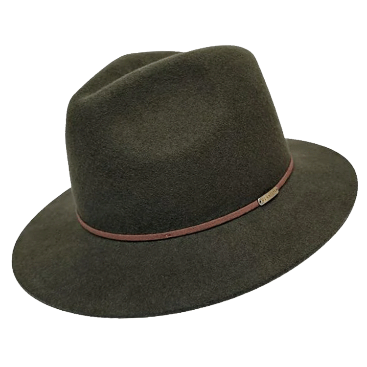 Stanton Roman Fedora - Olive – Hats By The Hundred
