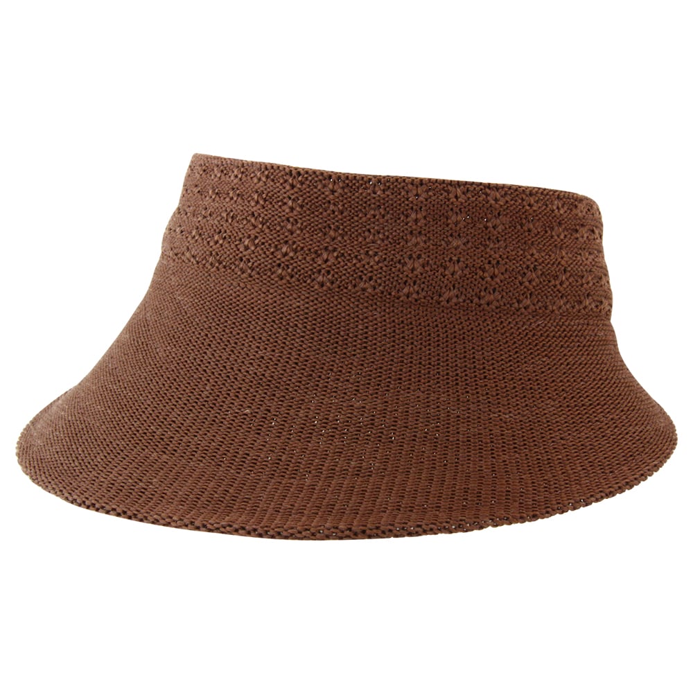 Summer Lovin - Roll Up Visor - Brown – Hats By The Hundred