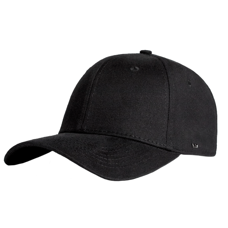 UFLEX 6 Panel Fitted Curved Cap - Black – Hats By The Hundred