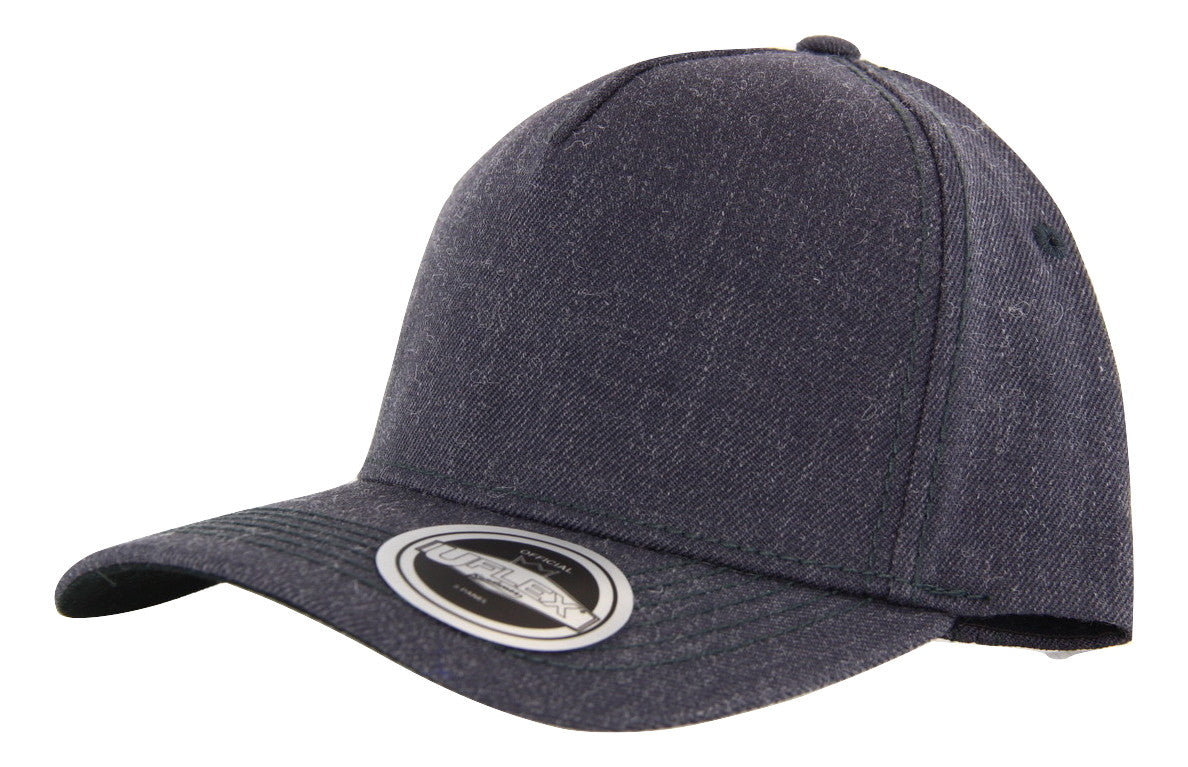 UFLEX 5 Panel Snapback Curved Cap - Charcoal – Hats By The Hundred