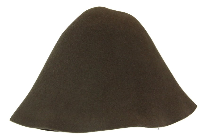 Wool Felt Hillbilly Hood Hat - Olive – Hats By The Hundred